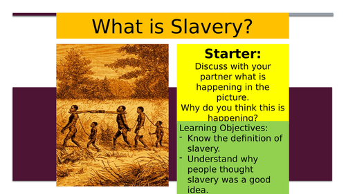 Slavery | Teaching Resources