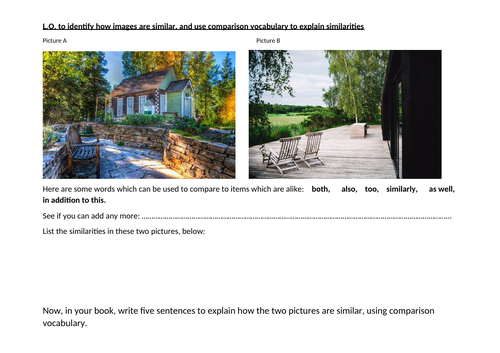 L.O. to compare texts - sequence of lessons | Teaching Resources