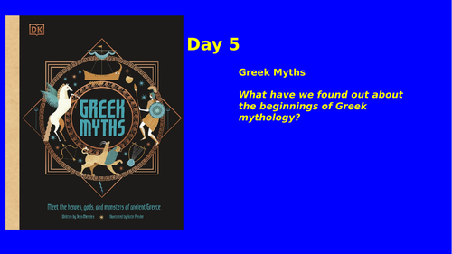 Year 5 & Year 6 Whole Class Reading Greek Myths | Teaching Resources
