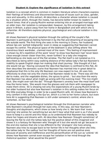 AQA Unseen Prose Extract at A-level | Teaching Resources