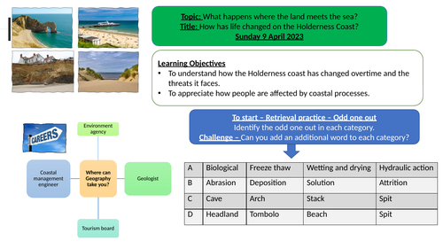 KS3 Geography - Coasts fully resourced powerpoints - Progress in ...