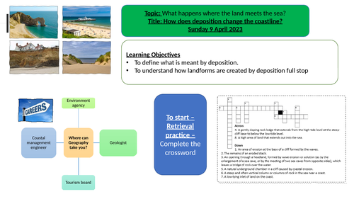 KS3 Geography - Coasts fully resourced powerpoints - Progress in ...