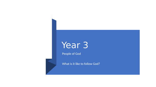 Year 3 RE - People of God | Teaching Resources