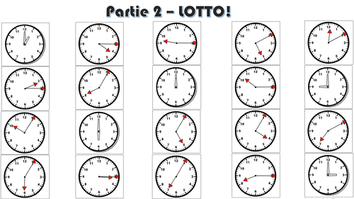 French: Telling the time: Part 2: On the hour to a quarter past the ...