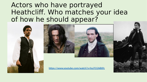 Wuthering Heights lesson on Heathcliff | Teaching Resources