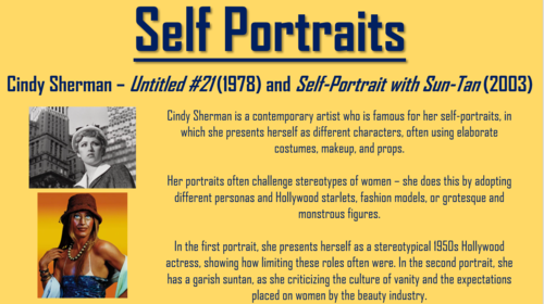Picasso Self-Portrait Project - Lessons 1 and 2! | Teaching Resources