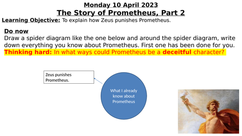 The Story of Prometheus, Part 2 | Teaching Resources
