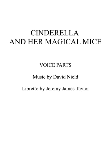 CINDERELLA AND HER MAGICAL MICE - A MUSICAL FOR YEARS 5 TO 7 | Teaching ...