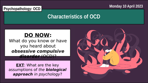 A-Level Psychology - CHARACTERISTICS OF OCD [Psychopathology Topic ...