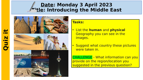 KS3 Middle East SoW - Free | Teaching Resources