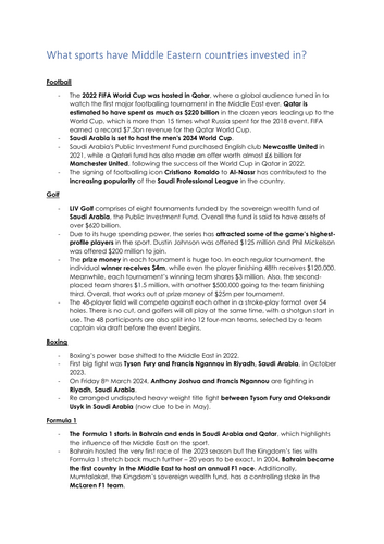 KS3 Middle East SoW - Free | Teaching Resources