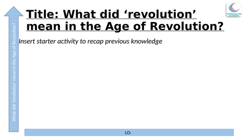 KS3 History Age of Revolutions | Teaching Resources