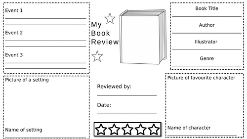 Book Review Worksheet | Teaching Resources