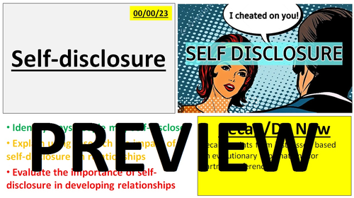 Factors affecting attraction: self-disclosure - AQA A Level Psychology ...