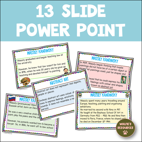 Wassily Kandinsky Power Point, Activities And Art Projects KS2 ...