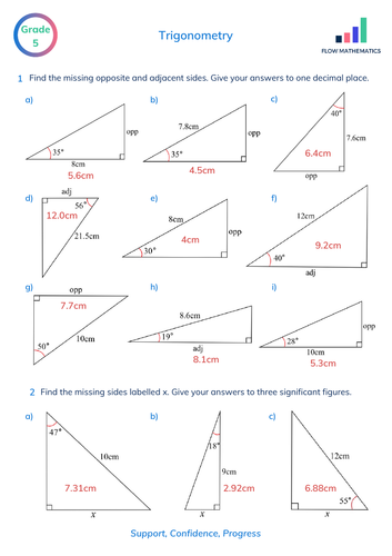 Trigonometry (SOH CAH TOA) | Teaching Resources