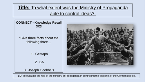FULL SOW LESSONS AND ASSESSMENTS Edexcel GCSE History Weimar and Nazi ...