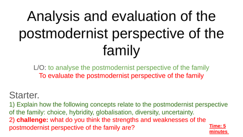 Complete AQA AS A Level Sociology Families and Households unit Unit ...
