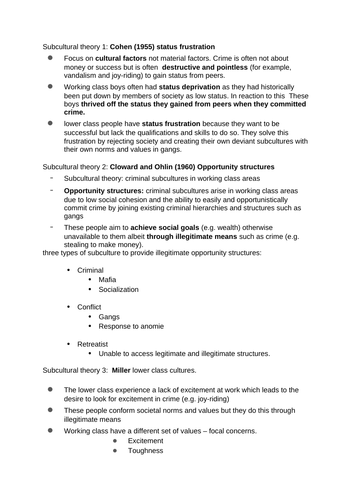 Complete AQA A Level Sociology Crime and Deviance Unit | Teaching Resources