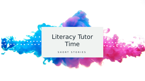 Whole School Literacy Tutor - Short Stories Tutor Programme | Teaching ...