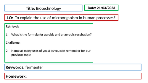 iGCSE Biology: B21 Biotechnology and Genetic modification (Cambridge ...