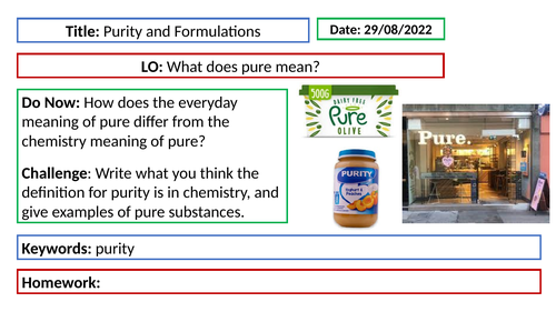 Igcse Co Ordinated Science C1 And C2 Matter And Experimental Techniques Teaching Resources
