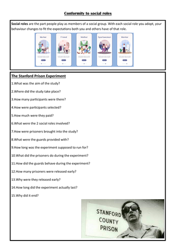 *SOCIAL INFLUENCE WHOLE TOPIC AQA PSYCHOLOGY* | Teaching Resources