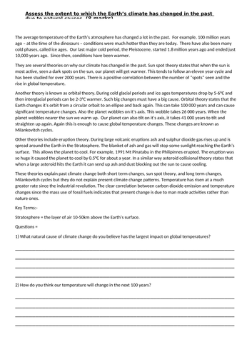 Edexcel B GCSE Geography Paper 1 Revision -Case Study Summaries and ...