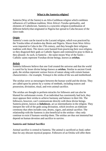 Religion and Animal Rights | Teaching Resources