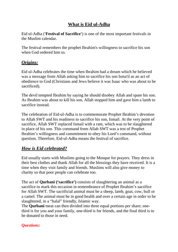 Religion and Animal Rights | Teaching Resources