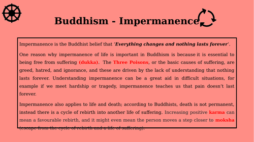 CORE teachings of worldviews DISPLAY | Teaching Resources