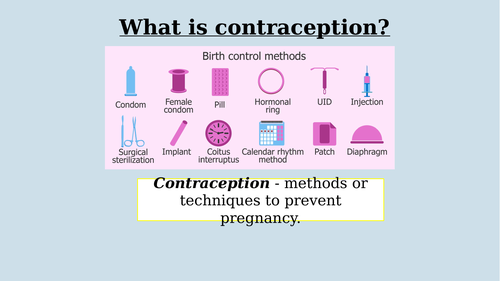 Sex and Contraception - tutor/assembly | Teaching Resources