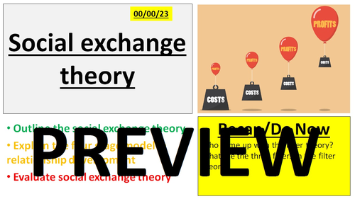 Social exchange theory - AQA A Level Psychology (Relationships ...