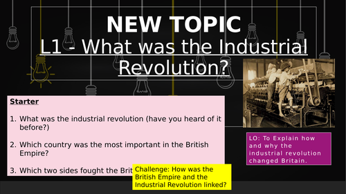Industrial Revolution - What was the IR - KS3 History lesson | Teaching ...