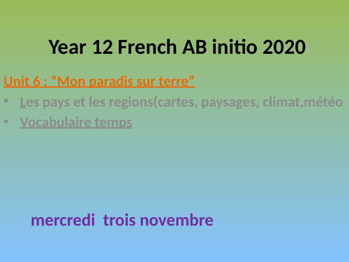 Full lessons ( X 73 - ready to use) French IB Ab initio Panorama 1 Year ...