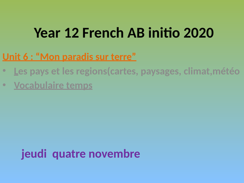 Full lessons ( X 73 - ready to use) French IB Ab initio Panorama 1 Year ...