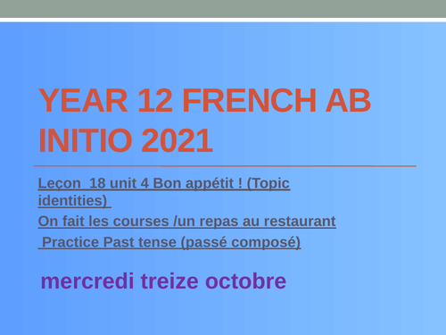Full lessons ( X 73 - ready to use) French IB Ab initio Panorama 1 Year ...