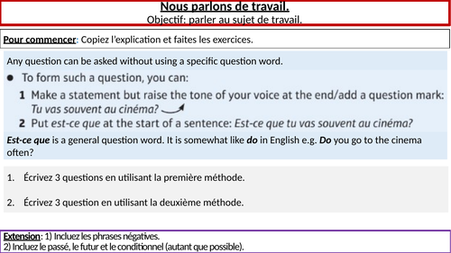 speaking gcse work 1 | Teaching Resources