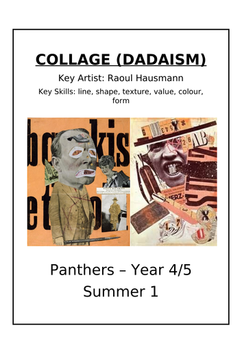 Art Unit of Work - Collage (Dadaism) | Teaching Resources