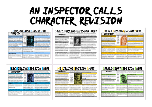 An Inspector Calls revision booklet | Teaching Resources