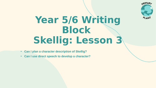 Year 6 Character Description Complete Writing Moderation Planning ...