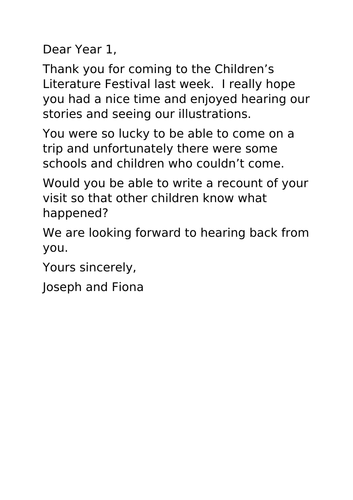 Year 1 Plan - Recount (of a trip) | Teaching Resources