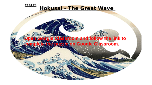 The Great Wave - Art Unit- Hosukai | Teaching Resources