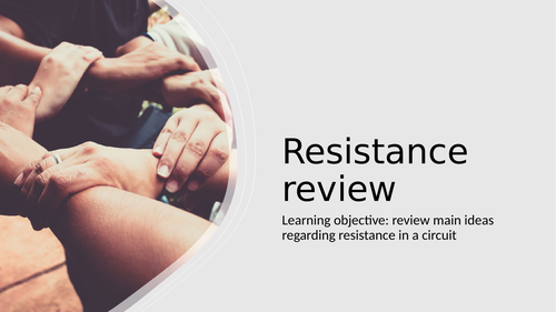 LESSON RESISTANCE REVIEW | Teaching Resources