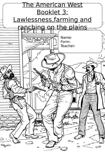 GCSE Edexcel American West work booklets | Teaching Resources