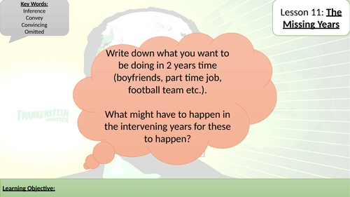 Frankenstein lessons and resources KS3 (year 7 and 8) | Teaching Resources