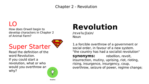 Animal Farm Chapter 2 | Teaching Resources