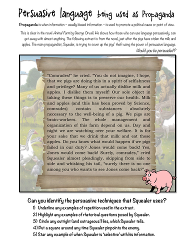 Animal Farm Chapter 3 | Teaching Resources
