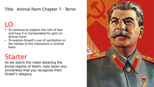 Animal Farm Chapter 7 | Teaching Resources