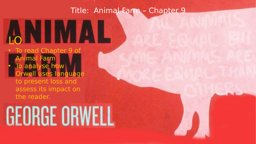 Animal Farm complete lessons | Teaching Resources